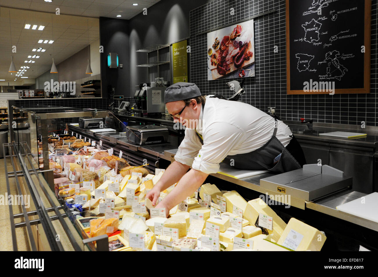 Supermarket Cheese Display High Resolution Stock Photography and Images ...