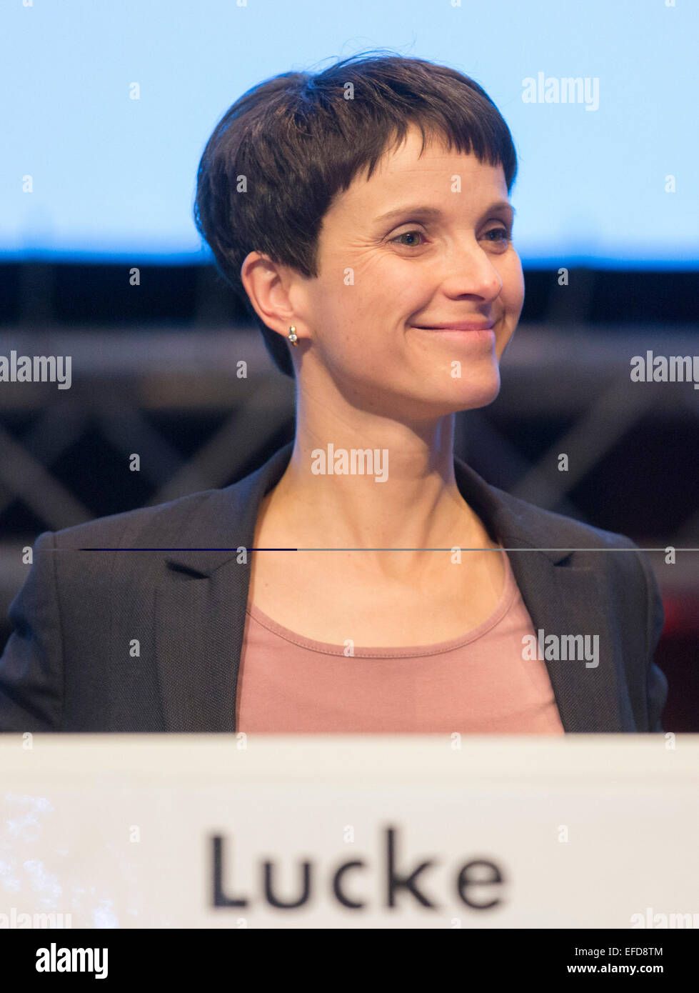 Bremen, Germany. 31st Jan, 2015. Board member Frauke Petry of the Alternative fuer Deutschland ...