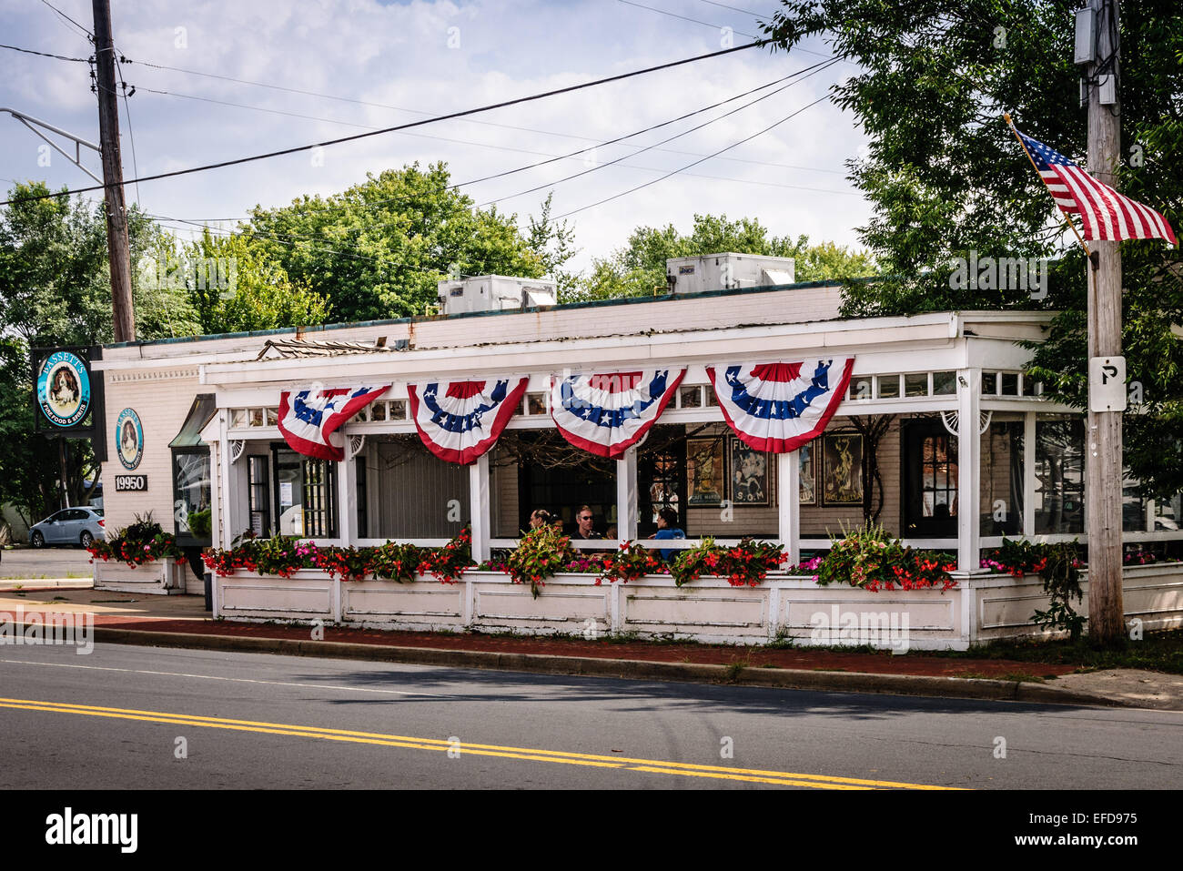 Bassett's Restaurant, 19950 Fisher Avenue, Poolesville, Maryland Stock ...