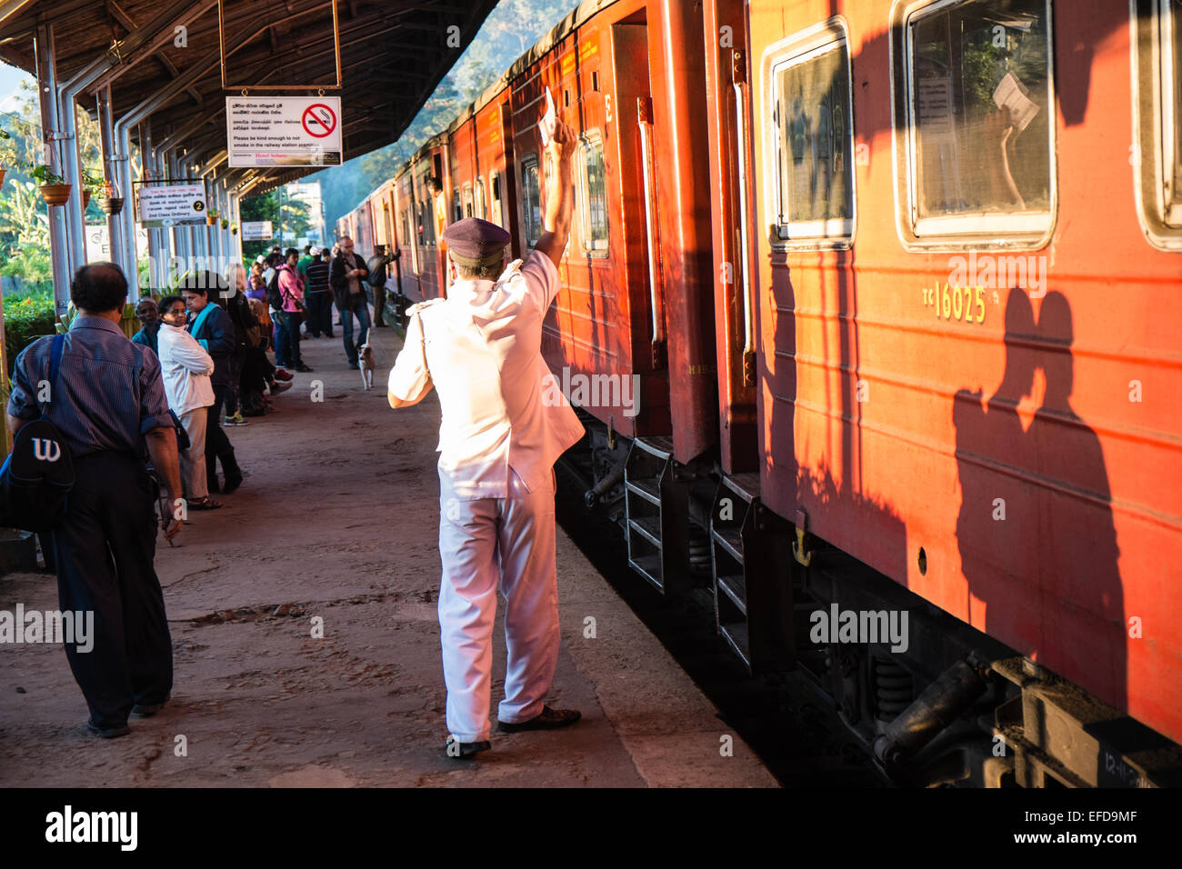 Train trip,journey through tea plantations, countryside in Highlands ...