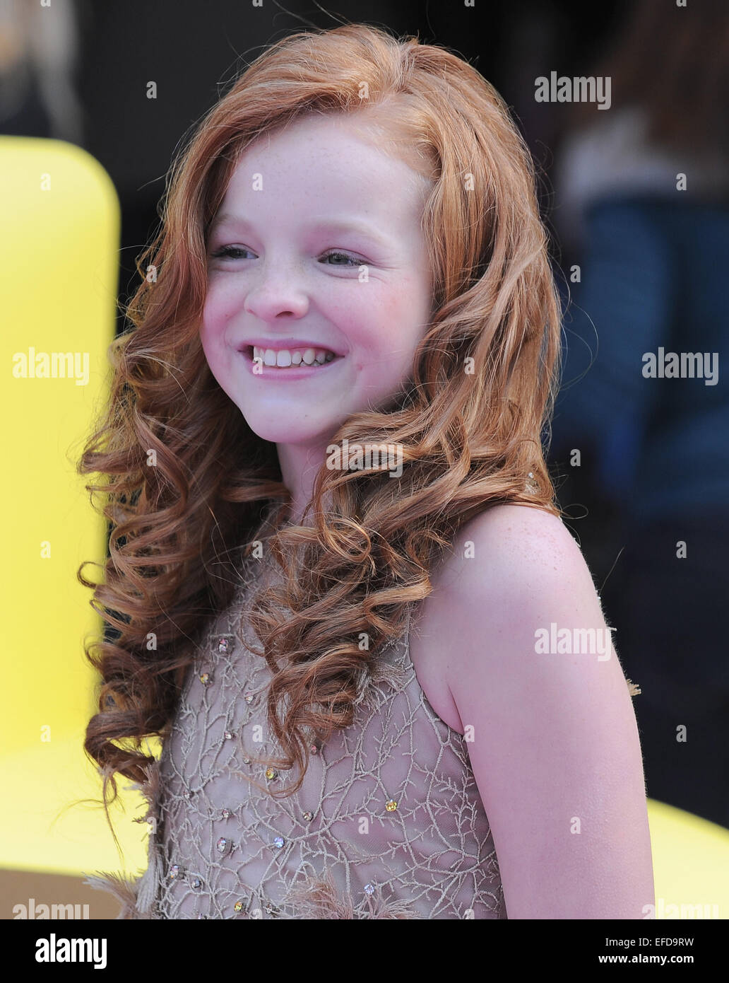 London, UK. 1st Feb, 2015. Harley Bird attends the UK Premiere of ...