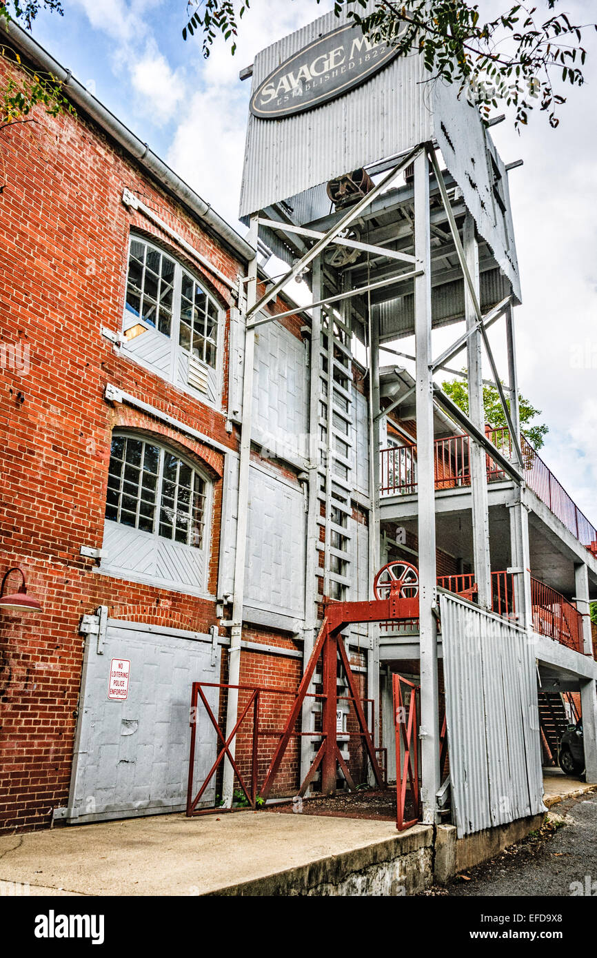 Historic savage mill hi-res stock photography and images - Alamy