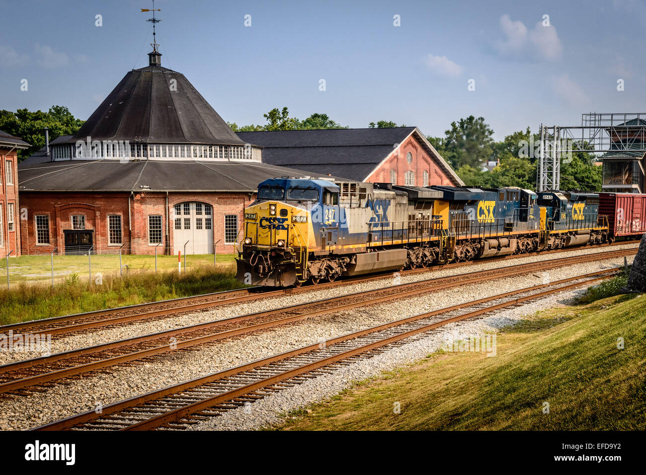 Csx railroad engineer hi-res stock photography and images - Alamy
