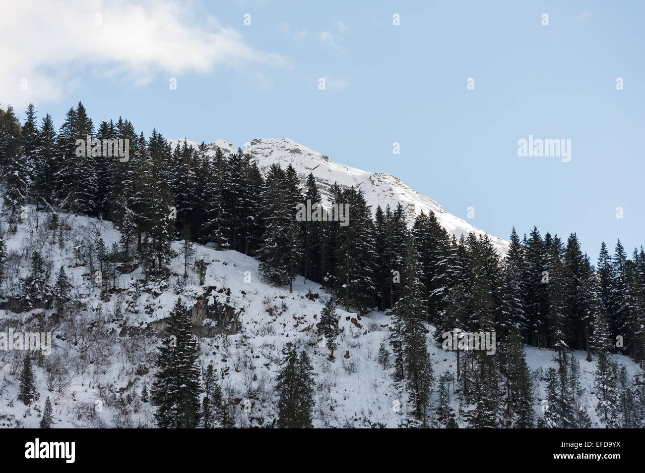 Winter scenery in Hintertux resort, Austria Stock Photo - Alamy
