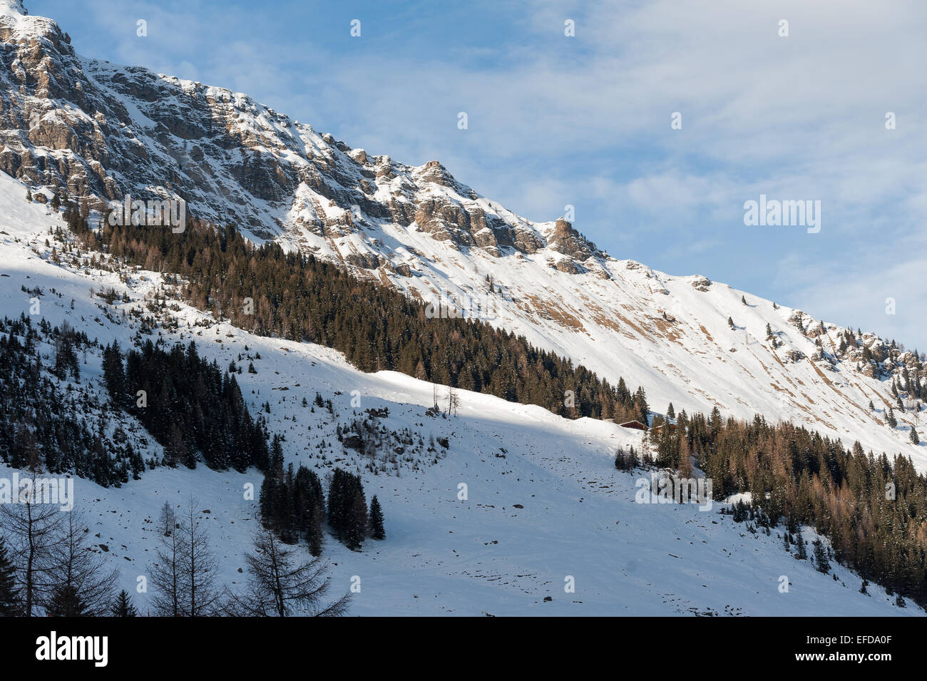 Winter scenery in Hintertux resort, Austria Stock Photo - Alamy