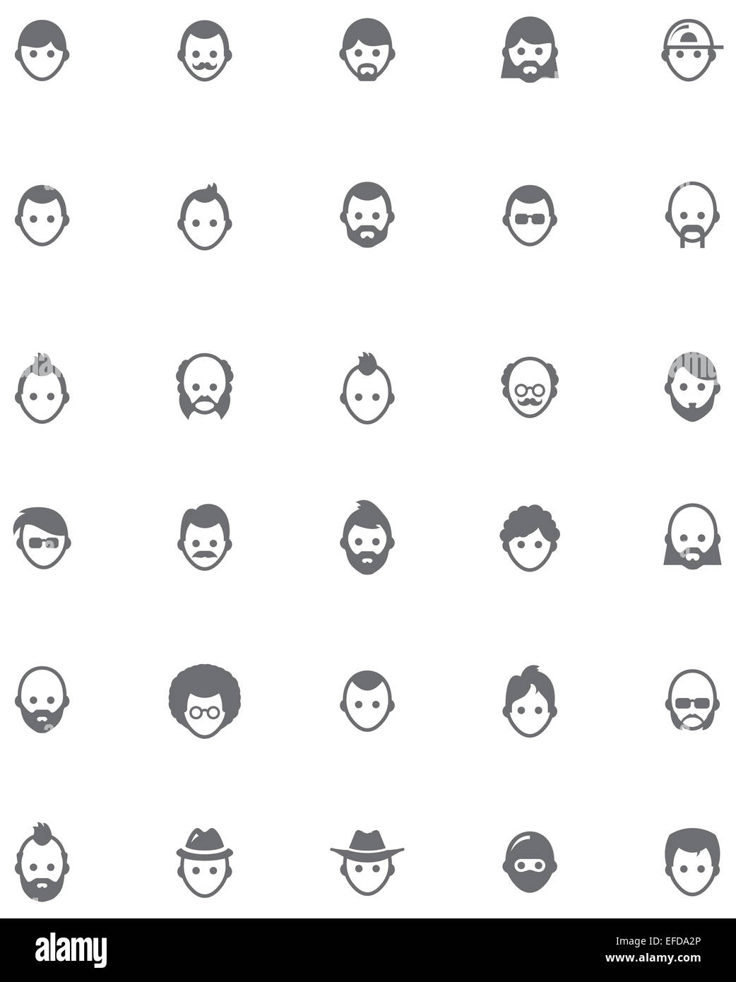 Human face icon hi-res stock photography and images - Alamy