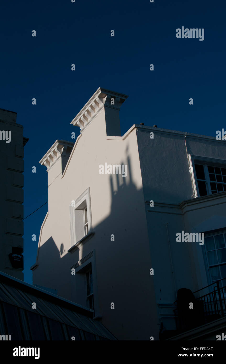 building and shadows in Broadstairs Kent Stock Photo - Alamy