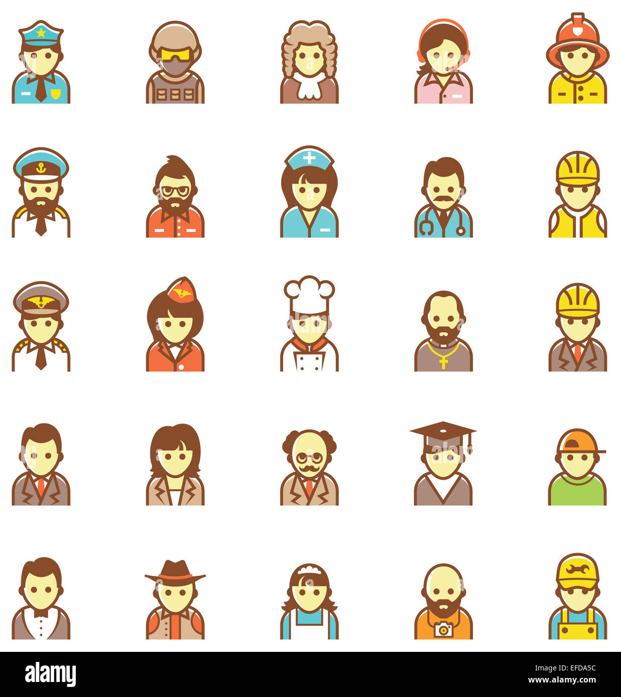 Icon vector people hi-res stock photography and images - Alamy