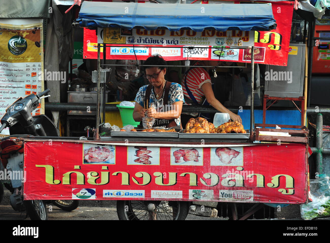 Food Stall, Bangkok, Thailand Stock Photo - Alamy