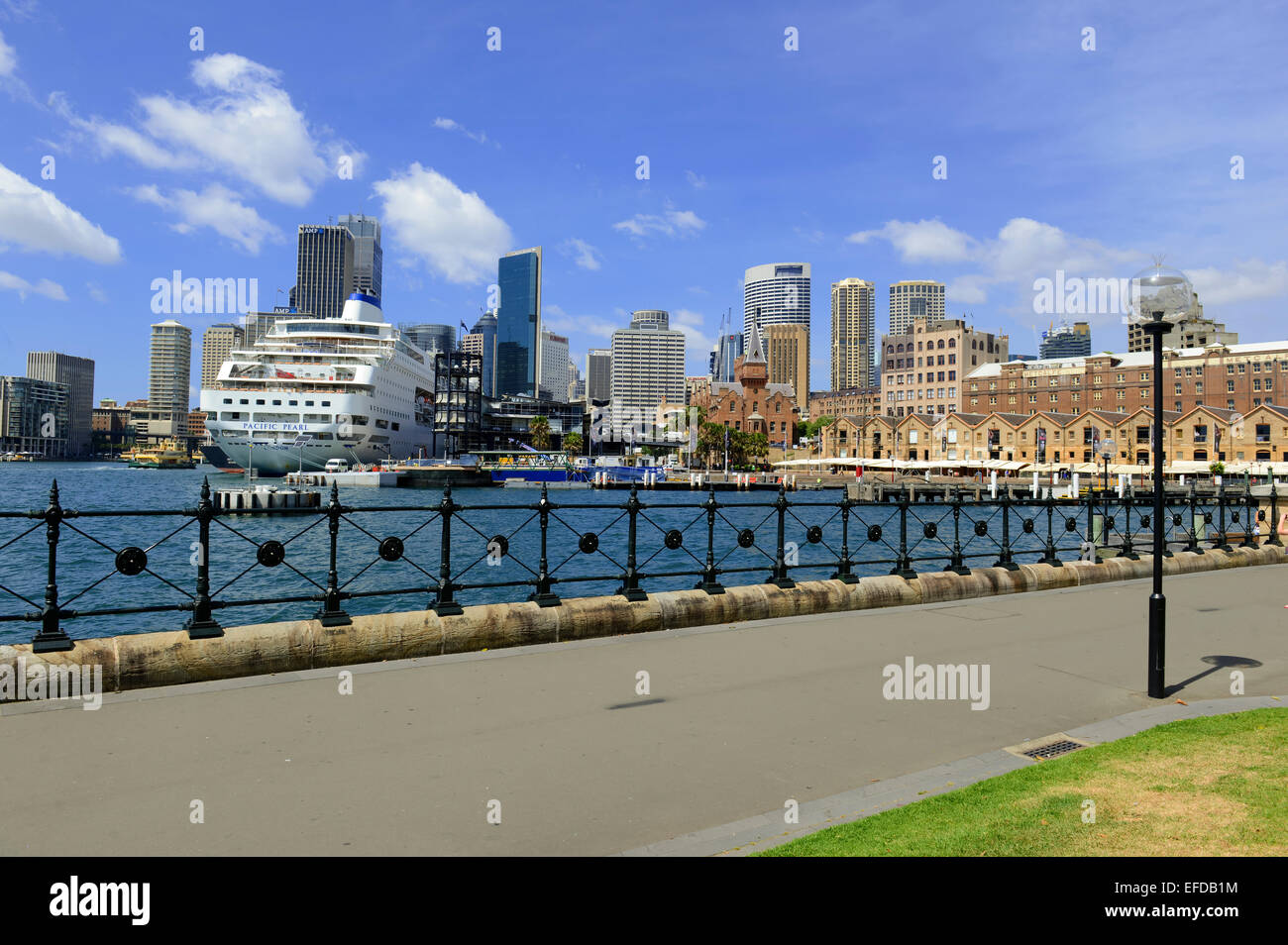 The historic Rocks area near Circular Quay, Sydney, Australia Stock ...