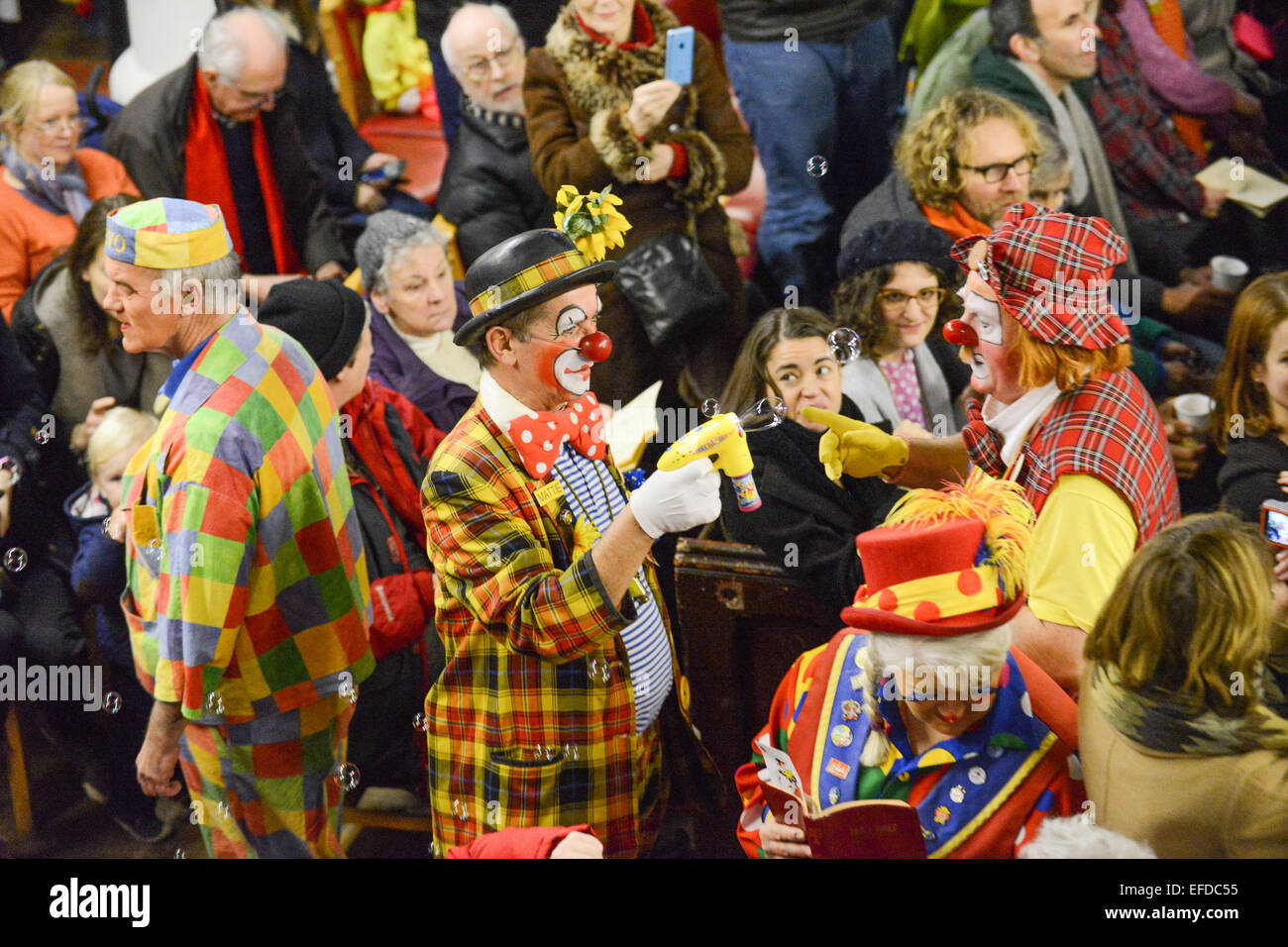 All Saints Church, Dalston, London, UK. 1st February 2015. The annual ...