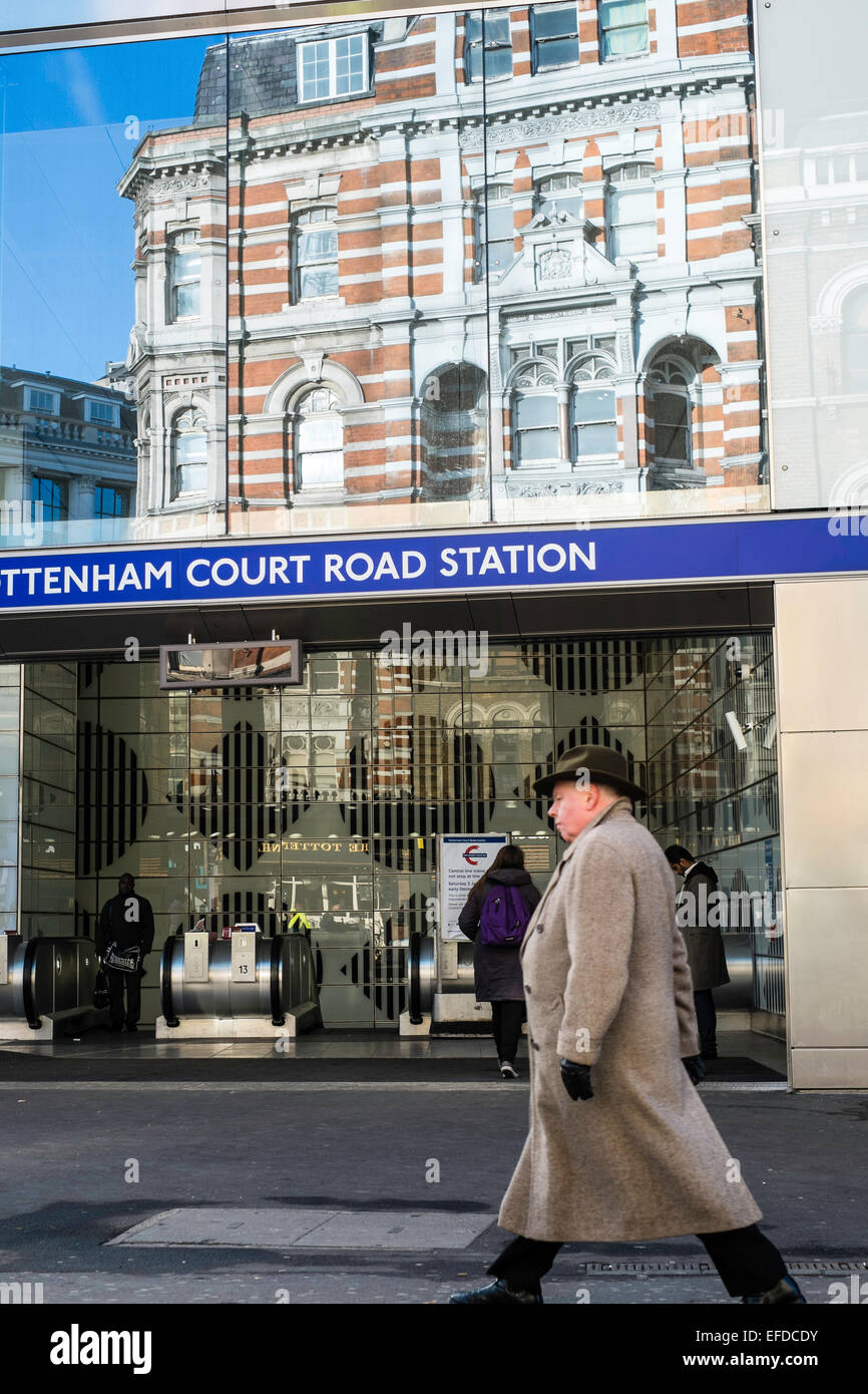 New Tottenham Court Road station, Oxford Street, London, United Kingdom ...