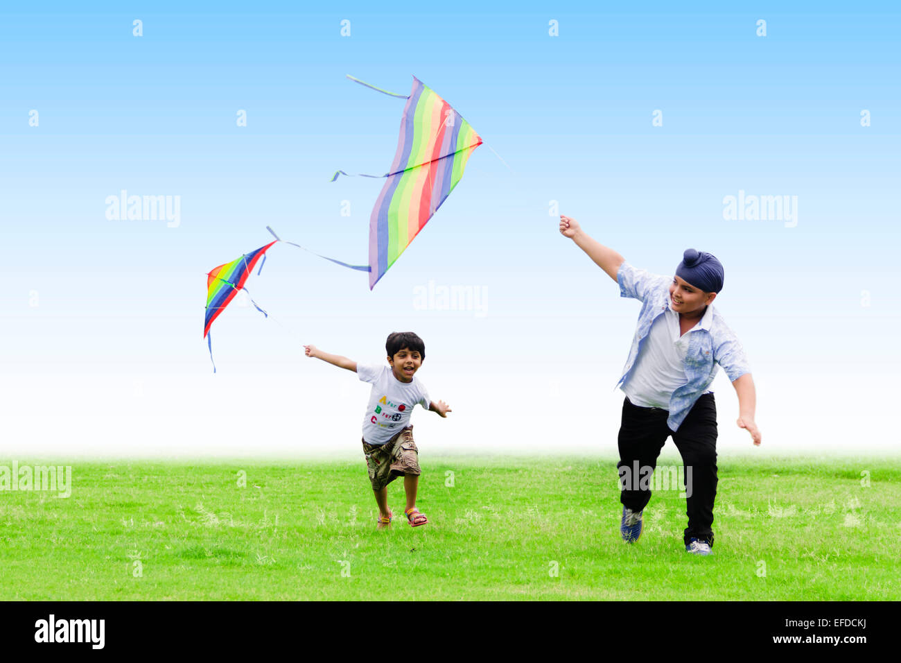 Children Flying Kites Images