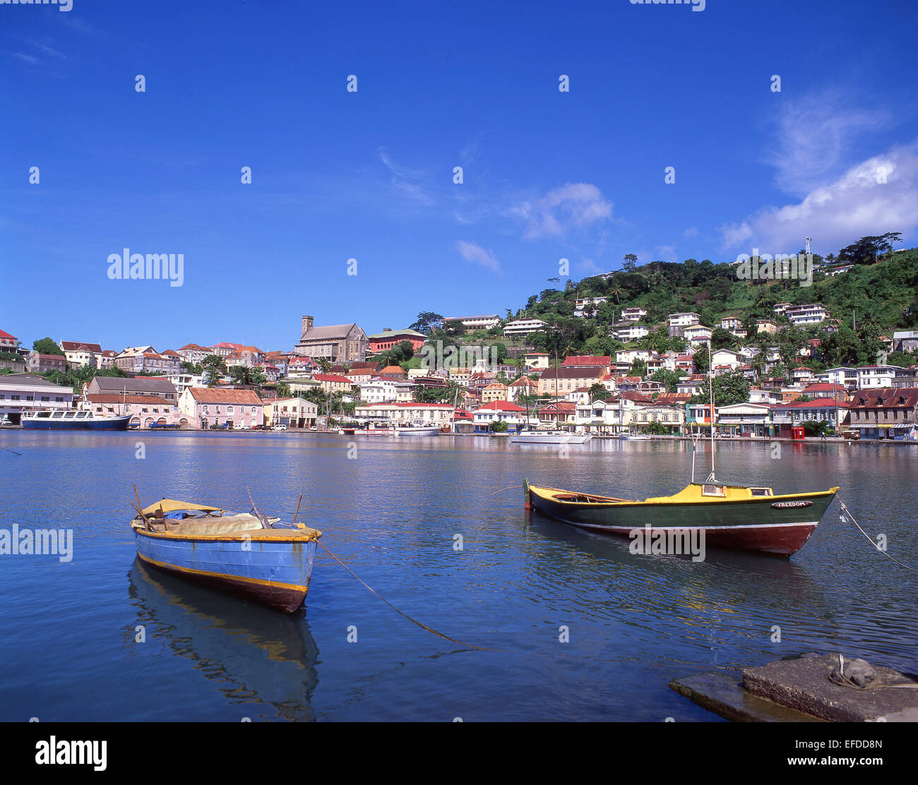 Grenada island saint georges capital High Resolution Stock Photography ...