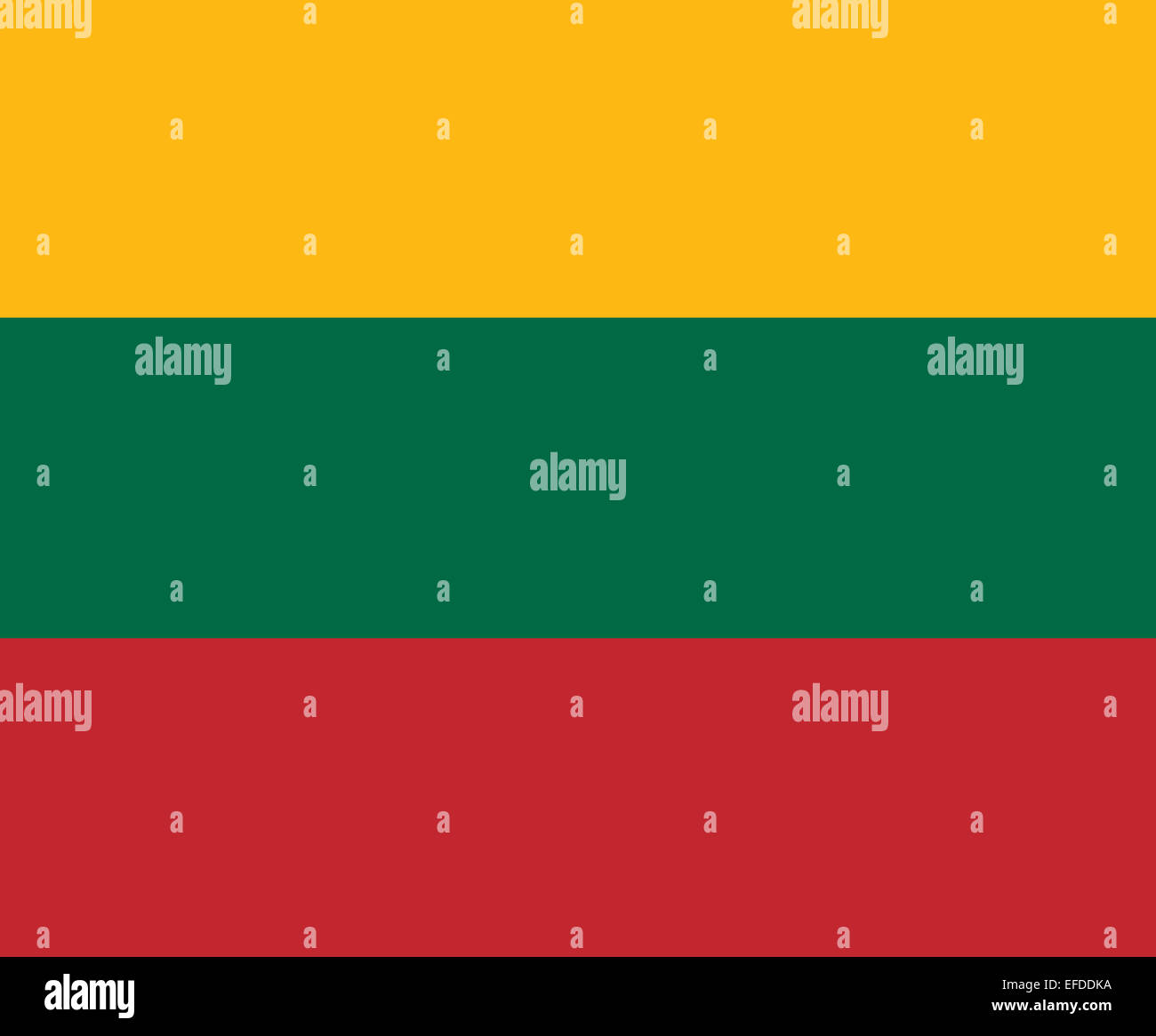 Clean flag of Lithuania, Europe, vector illustration Stock Photo - Alamy