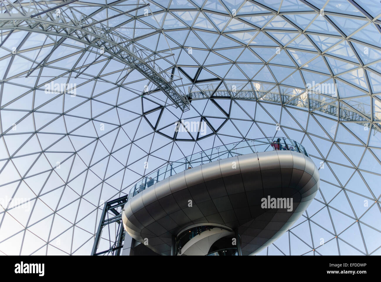 The dome at Victoria Square shopping centre/mall, Belfast Stock Photo ...