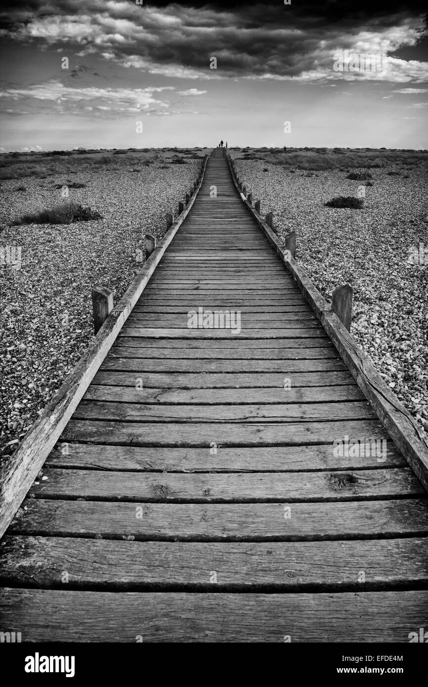 Northshore Style Boardwalk Stock Photo - Alamy