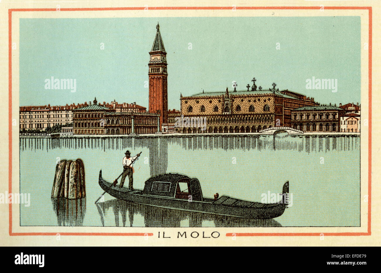 Venice: Il Molo Stock Photo - Alamy