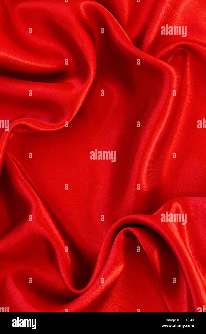 Smooth red silk can use as background Stock Photo - Alamy