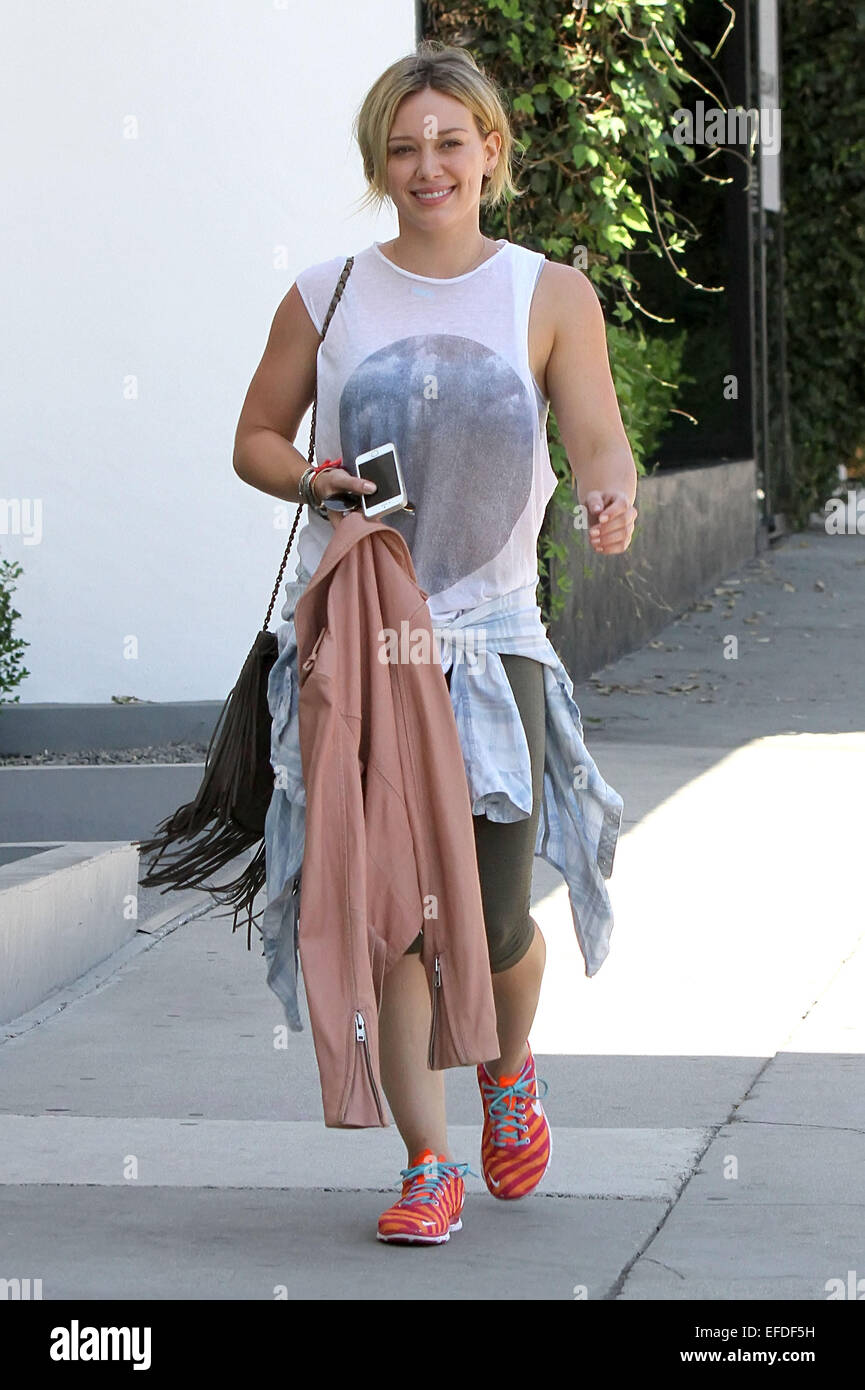Hilary Duff Workout Clothes