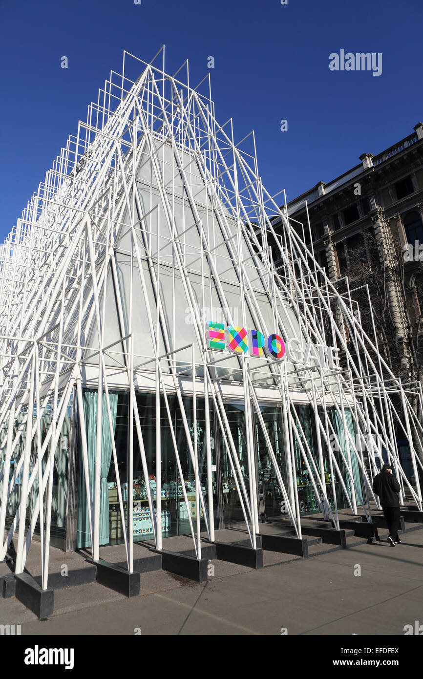 Milan expo italian pavilion hi-res stock photography and images - Alamy