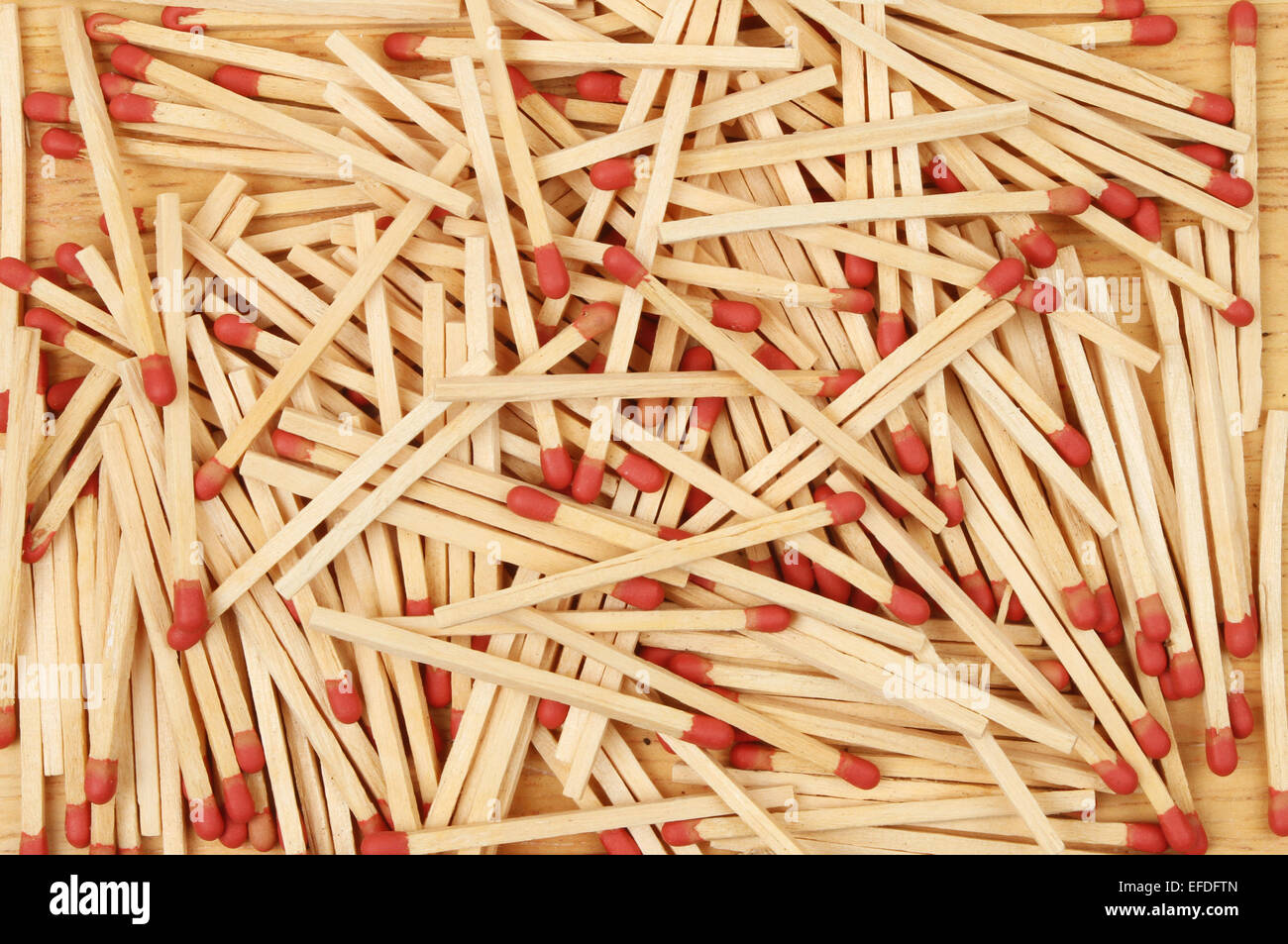 Matchsticks as a background and texture Stock Photo - Alamy