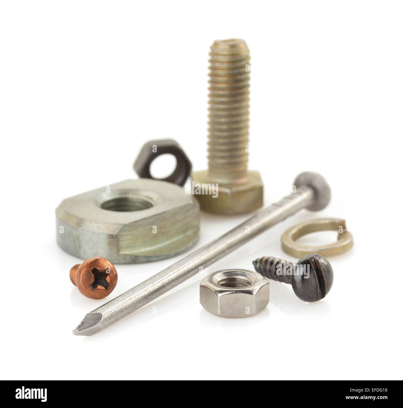 hardware tools isolated on white background Stock Photo - Alamy