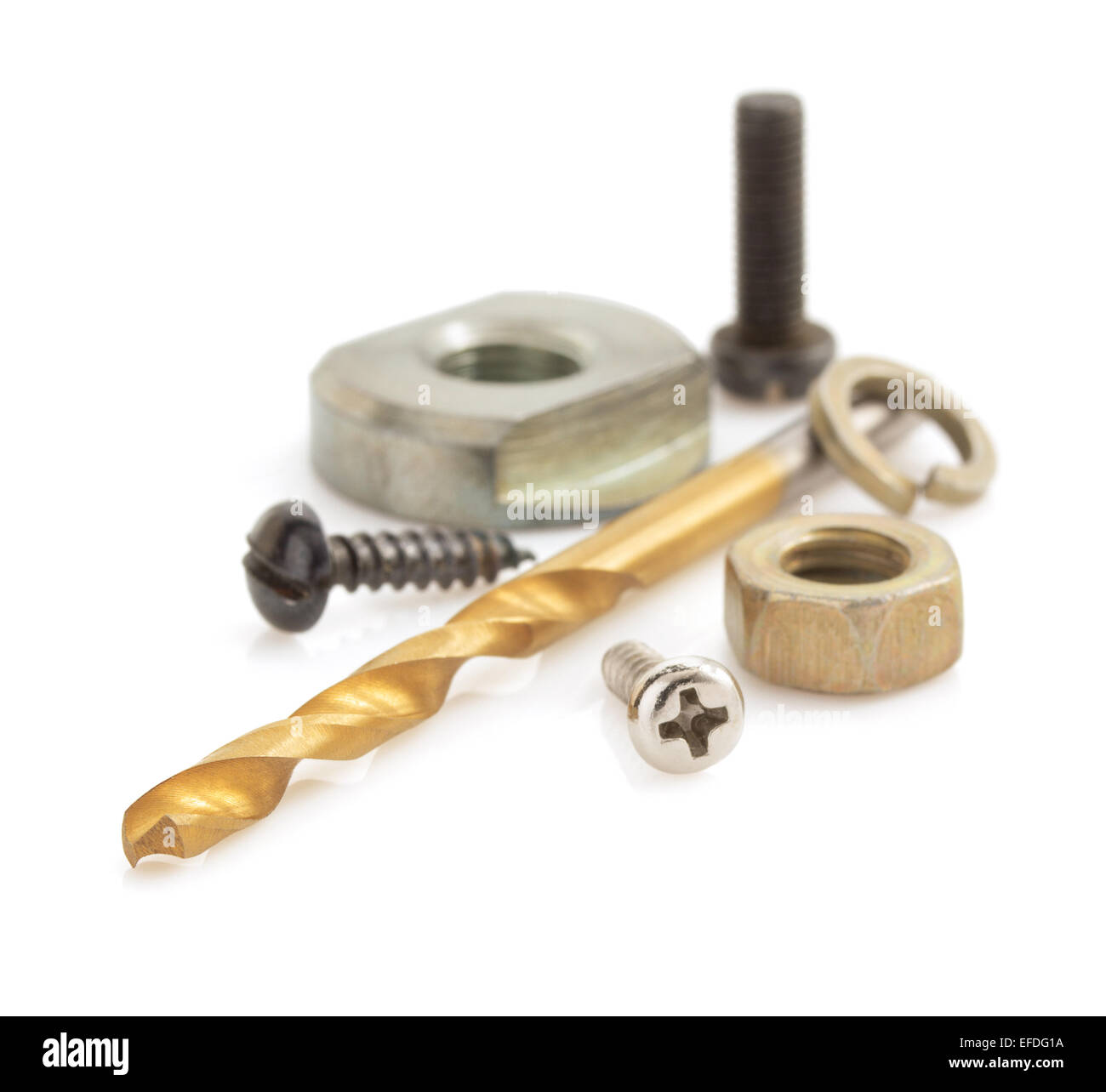 hardware tools isolated on white background Stock Photo - Alamy