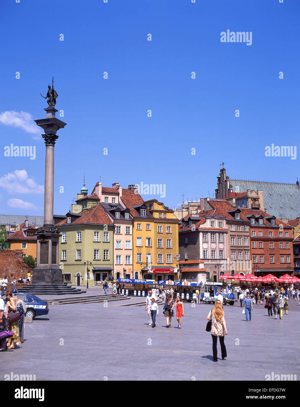 Castle Square (Plac Zamkowy), Old Town, Warsaw (Warszawa), Masovia ...