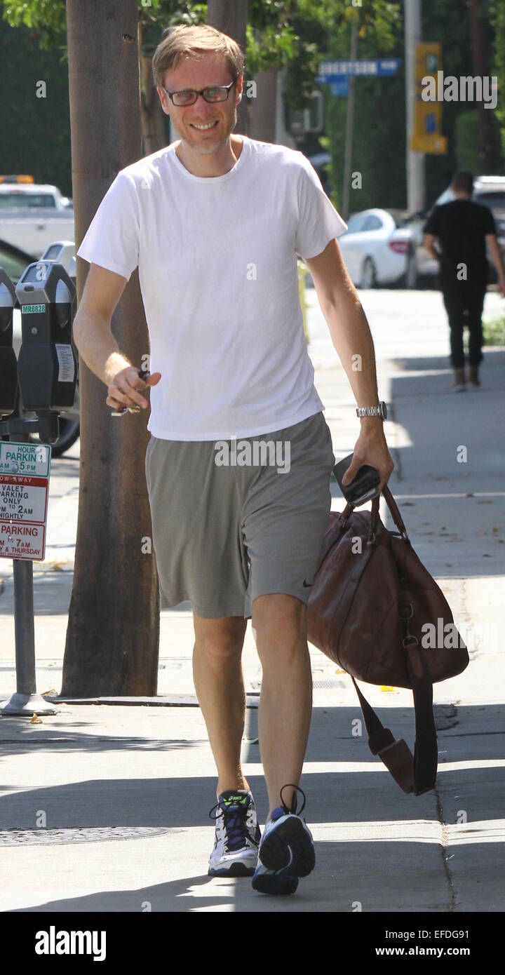 Stephen Merchant arriving at the gym Featuring: Stephen Merchant Where ...