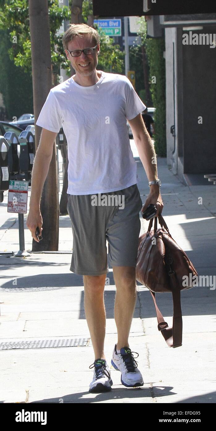 Stephen Merchant arriving at the gym Featuring: Stephen Merchant Where ...