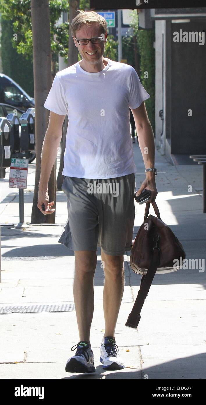Stephen Merchant arriving at the gym Featuring: Stephen Merchant Where ...