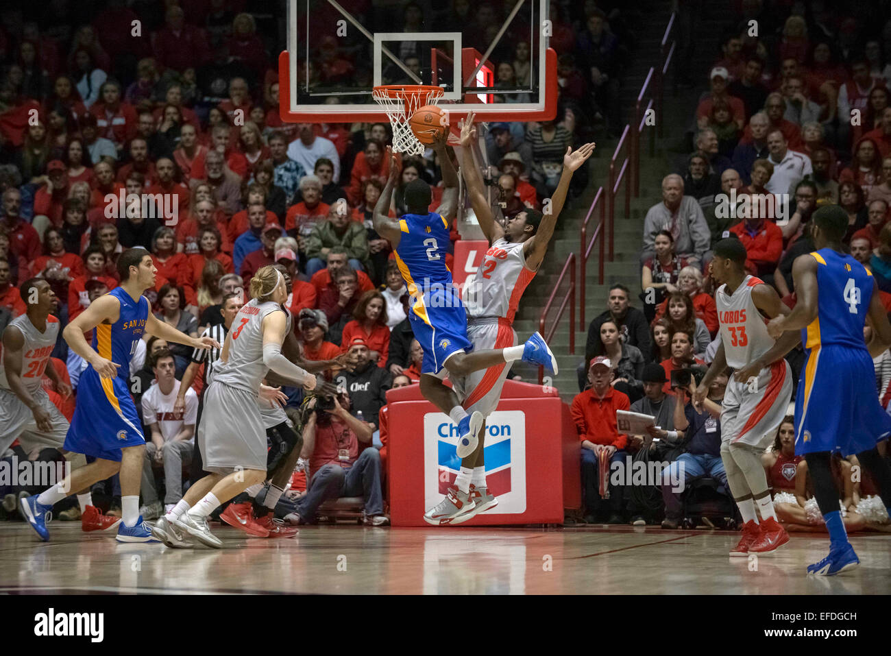 Albuquerque, New Mexico. 31st Jan, 2015. San Jose State Spartans ...