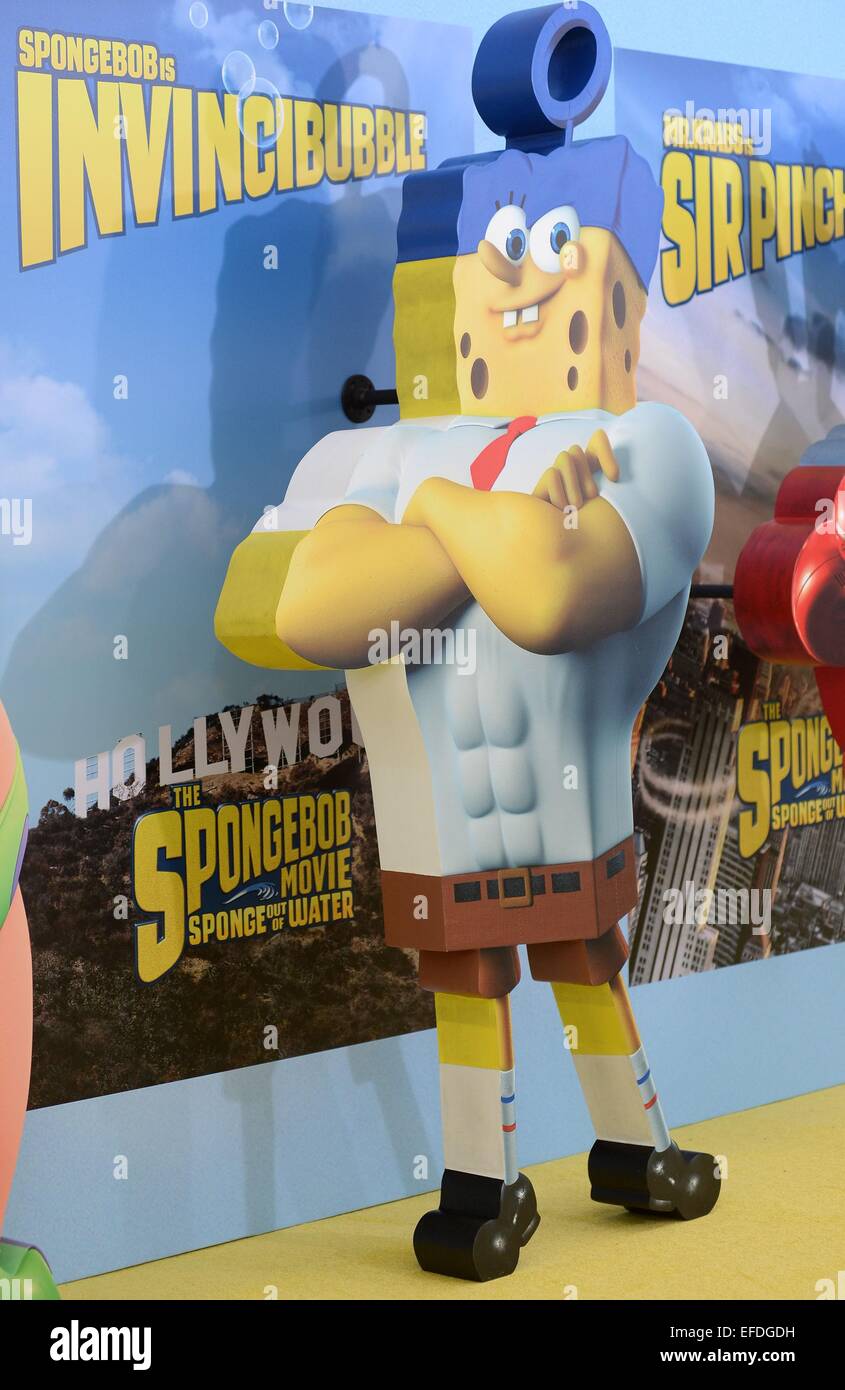 New York, NY, USA. 31st Jan, 2015. Spongebob at arrivals for THE ...
