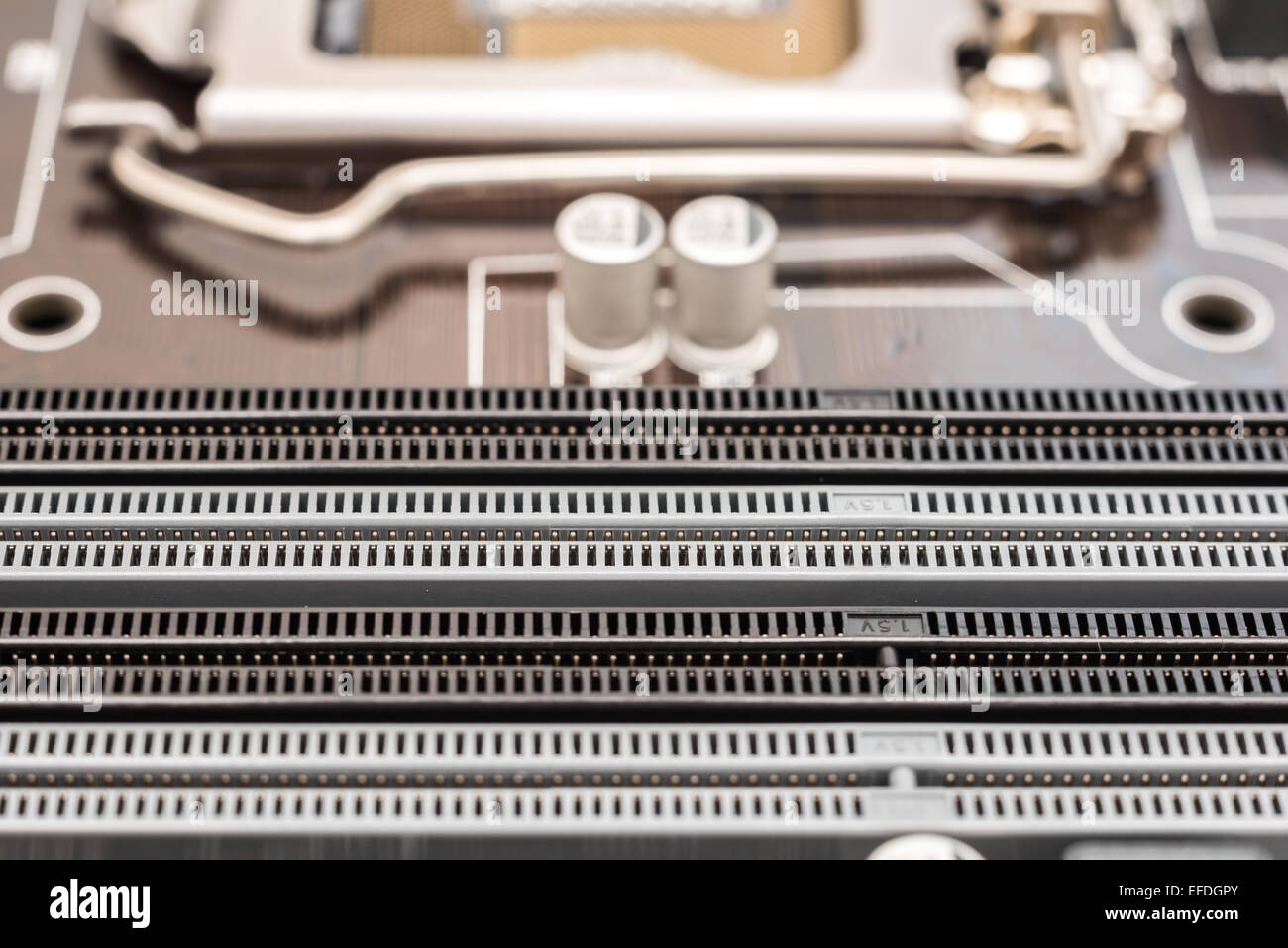 Ram slots on motherboard hi-res stock photography and images - Alamy