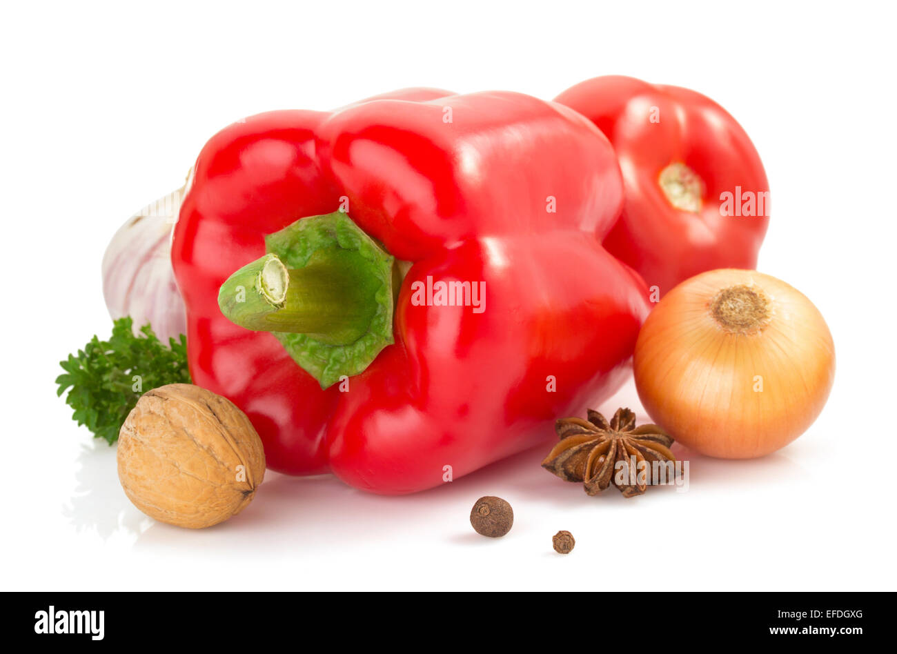 Old red onion isolated Cut Out Stock Images & Pictures - Alamy