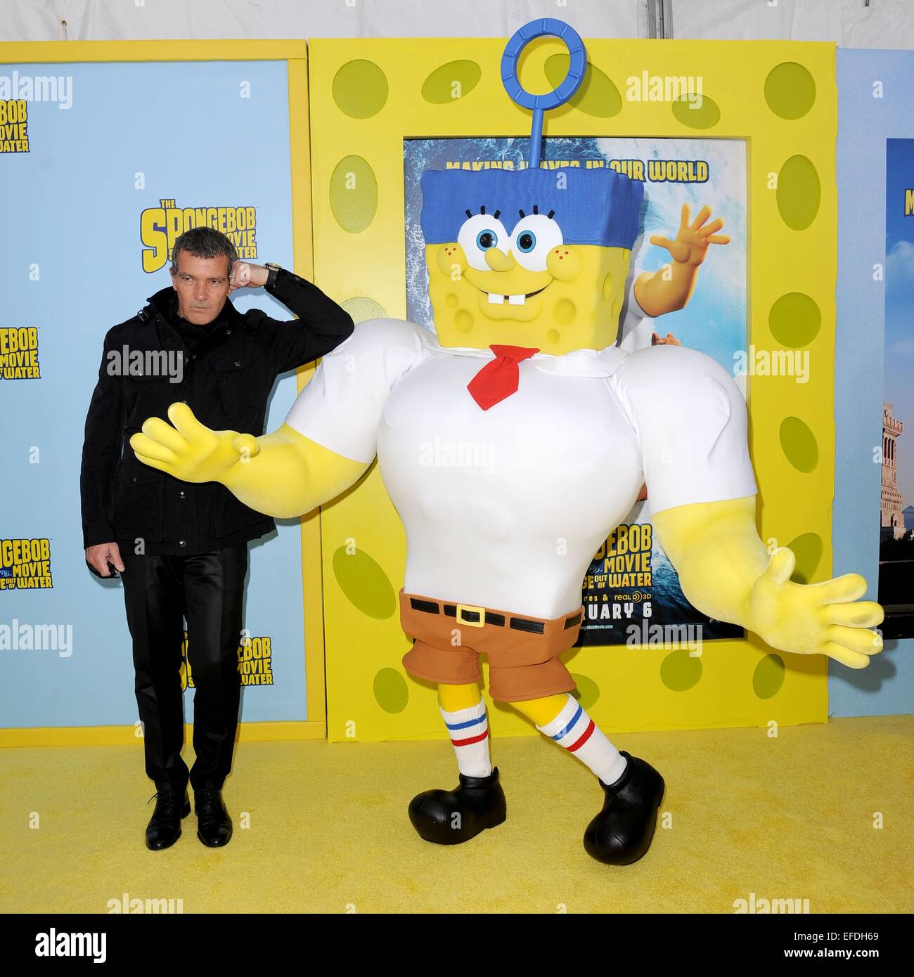 Antonio banderas spongebob the spongebob movie hi-res stock photography ...