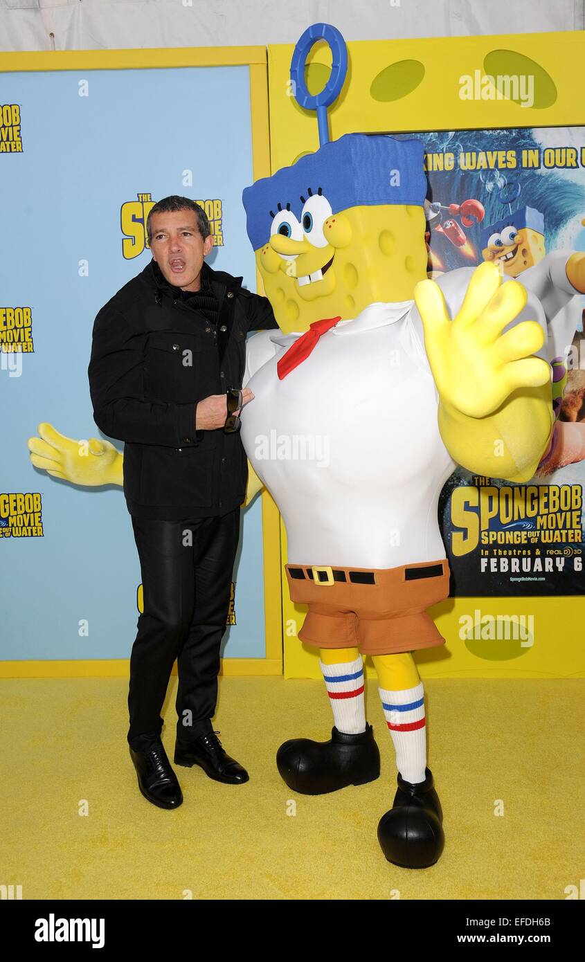 Antonio banderas spongebob the spongebob movie hi-res stock photography ...