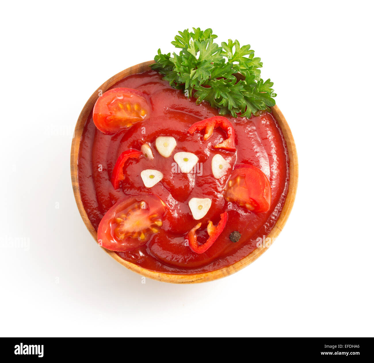 tomato sauce isolated on white background Stock Photo - Alamy