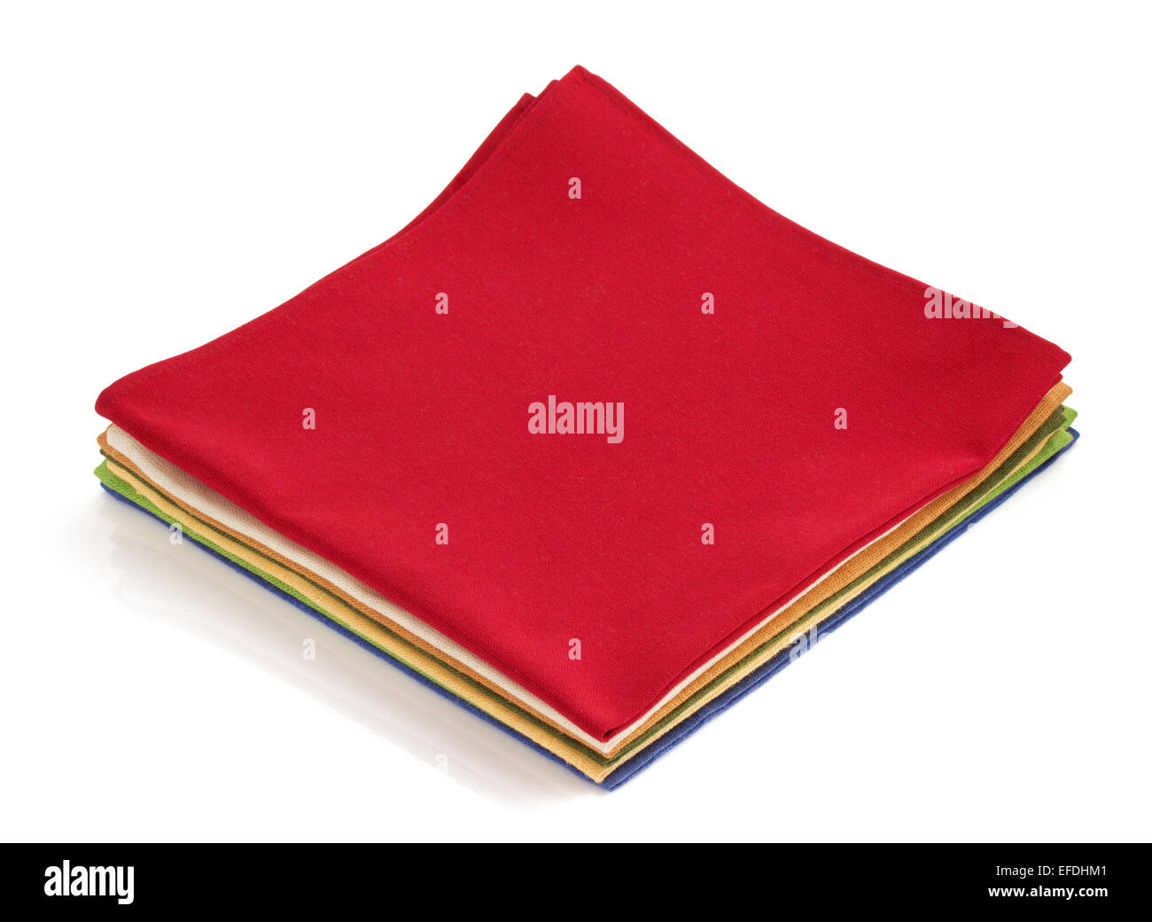 napkin isolated on white background Stock Photo - Alamy