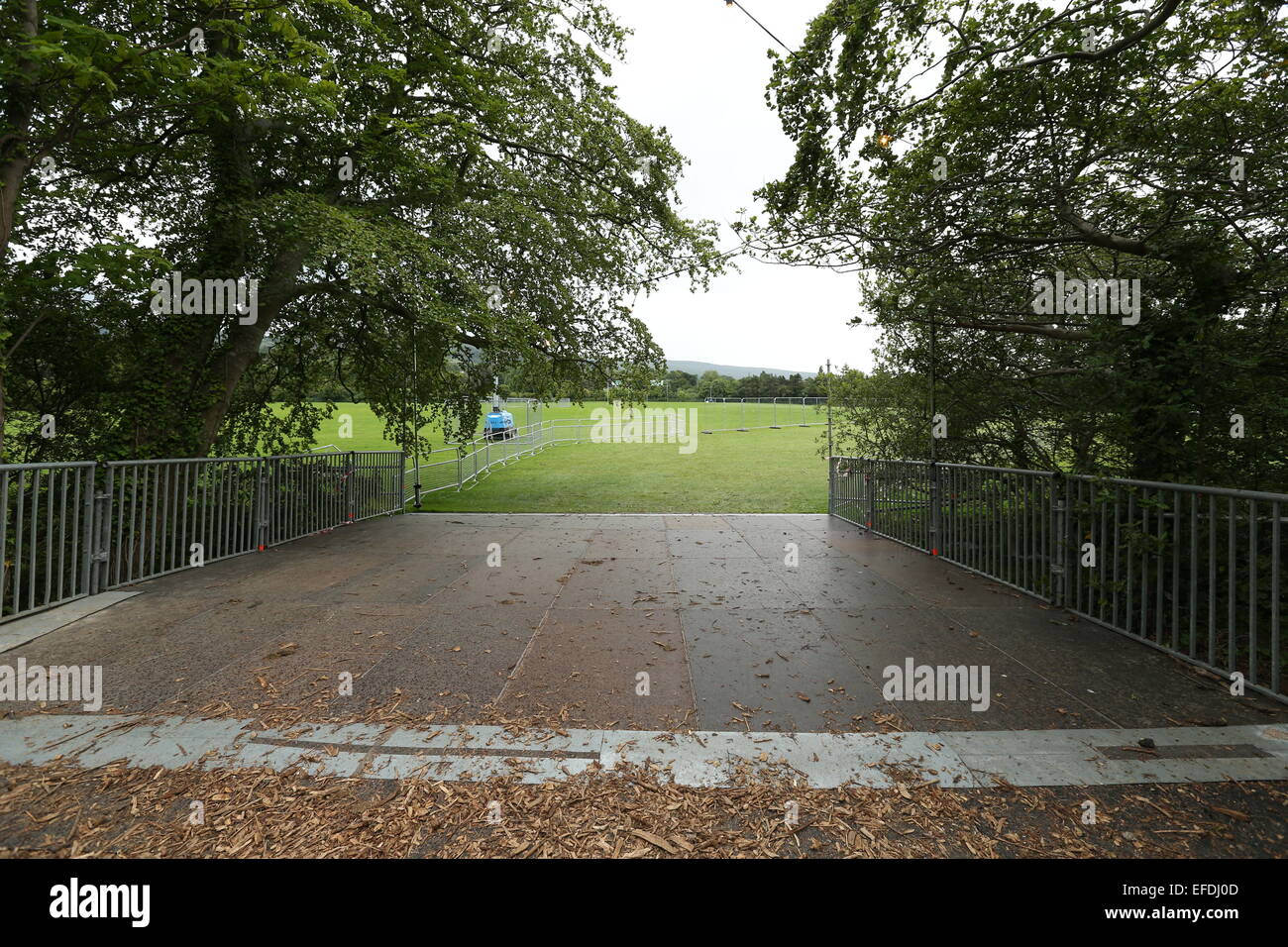 Image from Marlay Park in Dublin during the concert season in the ...
