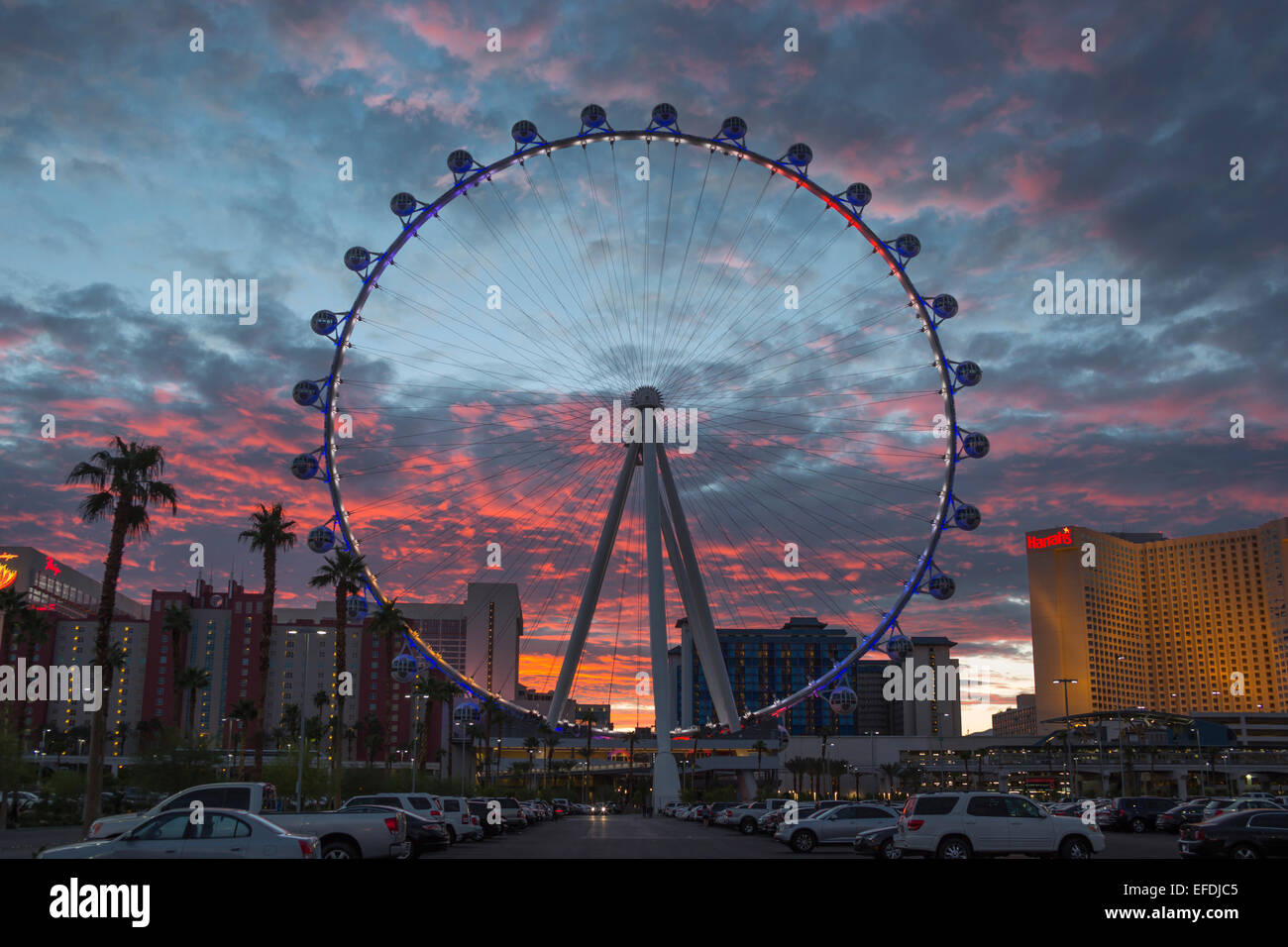 High roller observation wheel vegas hi-res stock photography and images ...
