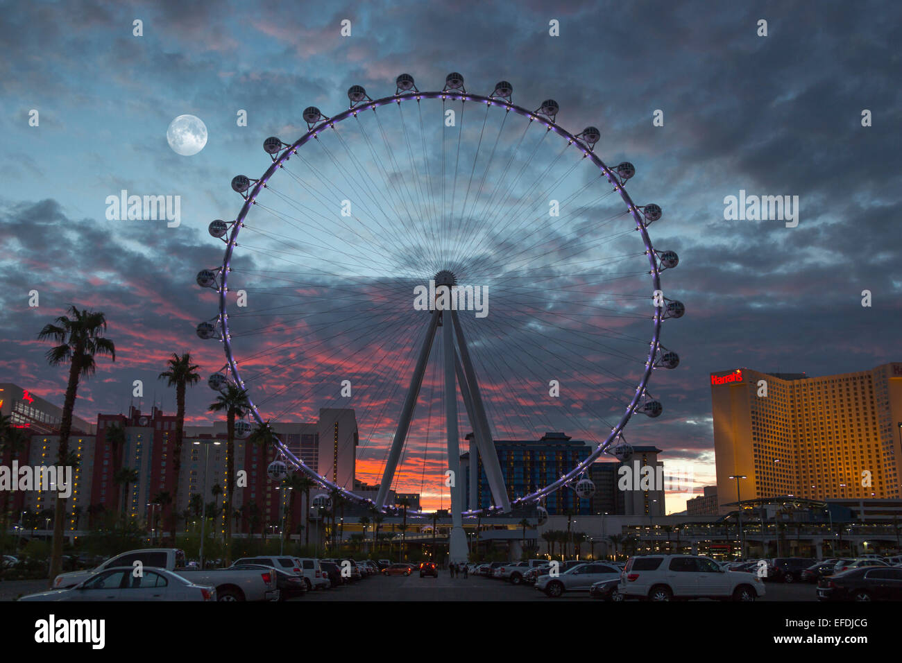 Linq las vegas wheel hi-res stock photography and images - Alamy