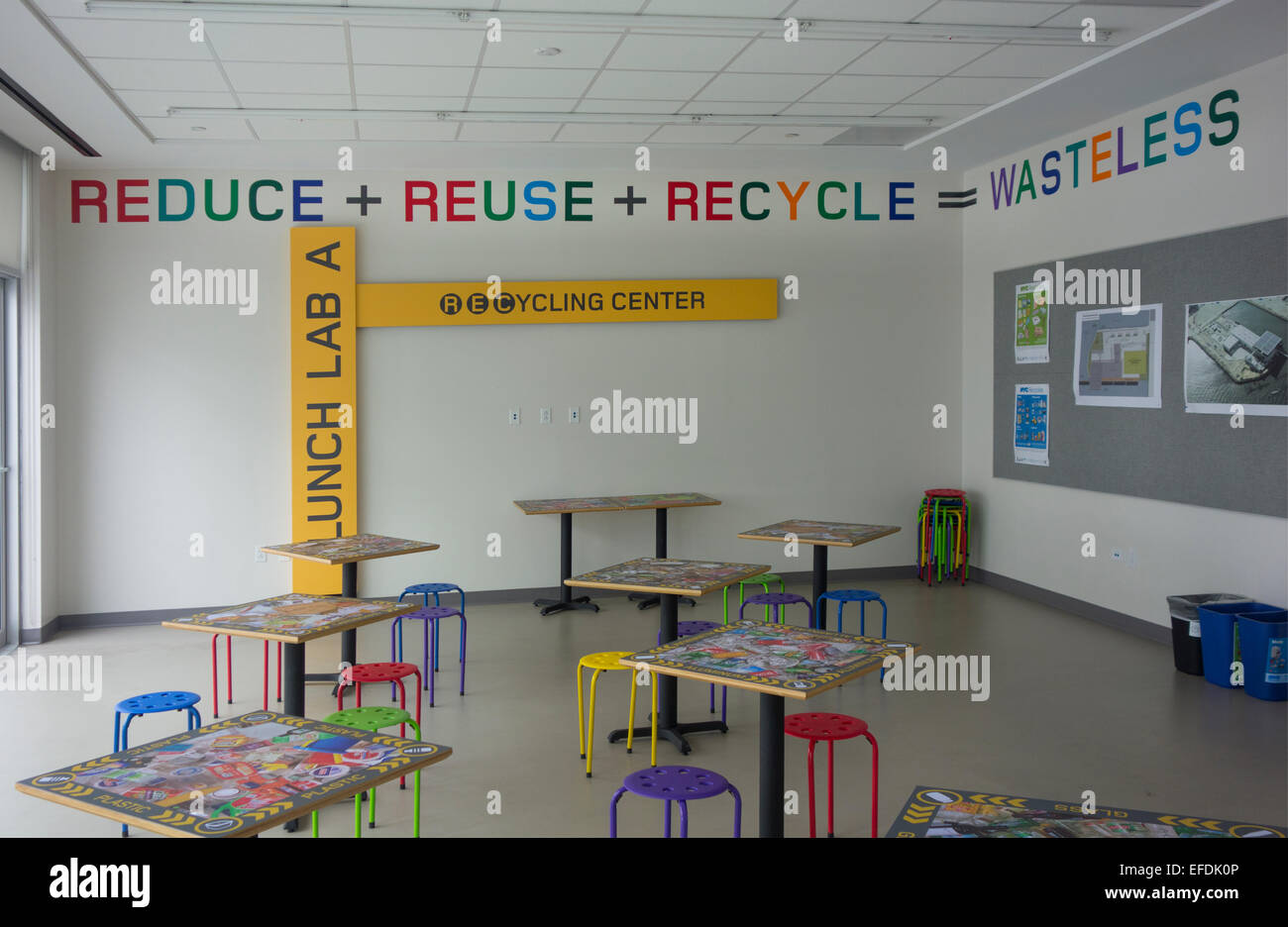 Sims municipal recycling facility Brooklyn New York Stock Photo - Alamy