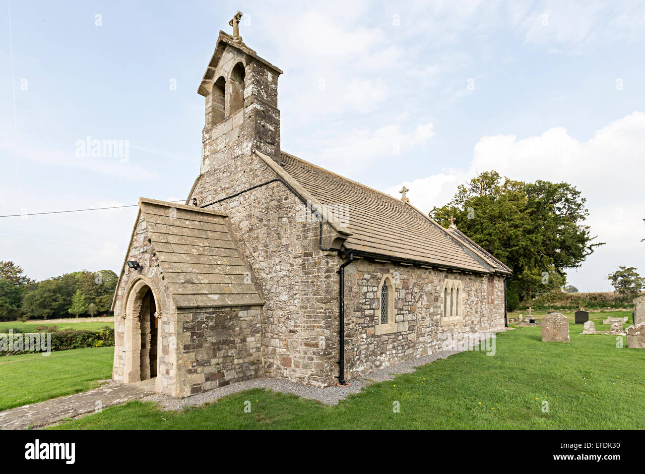Llansantffraed church hi-res stock photography and images - Alamy