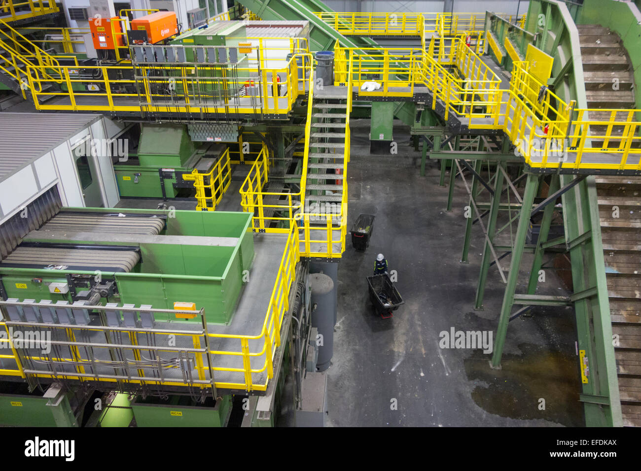 Sims municipal recycling facility Brooklyn New York Stock Photo - Alamy