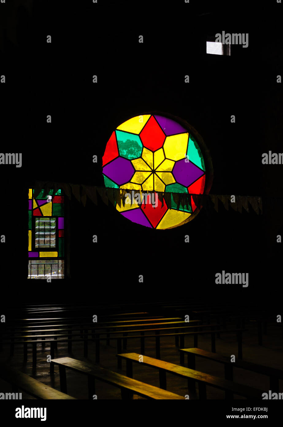 Genocide Memorial - St. Pierre Church, Kibuye. Rwanda Stock Photo - Alamy