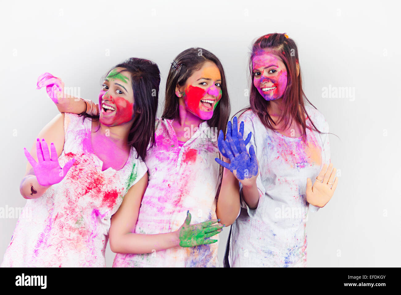 Indian Girls In Holi