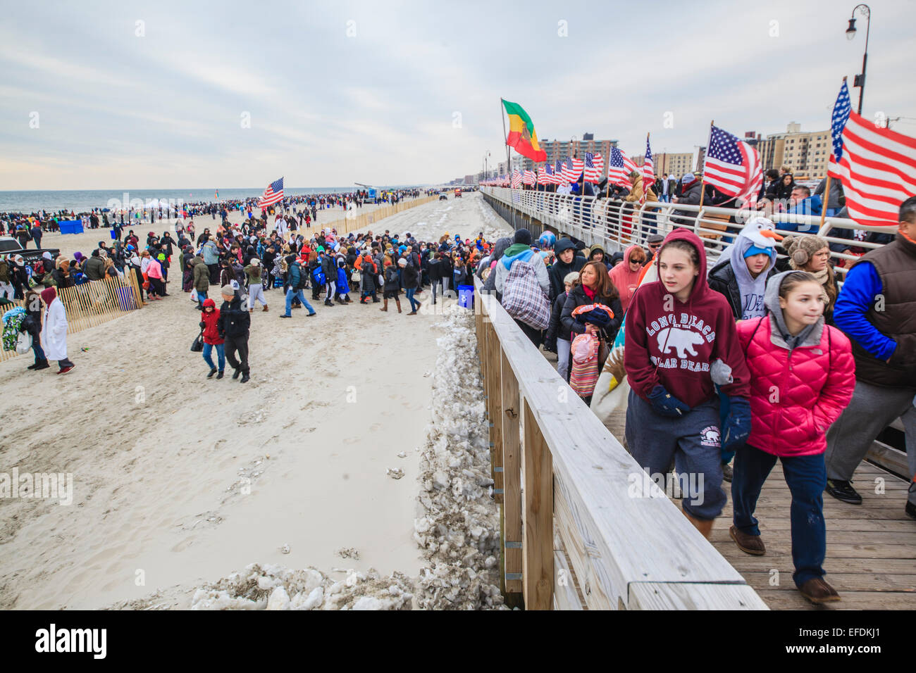 New York Usa 01st Feb 2015 The Long Beach Polar Bears Annual Super