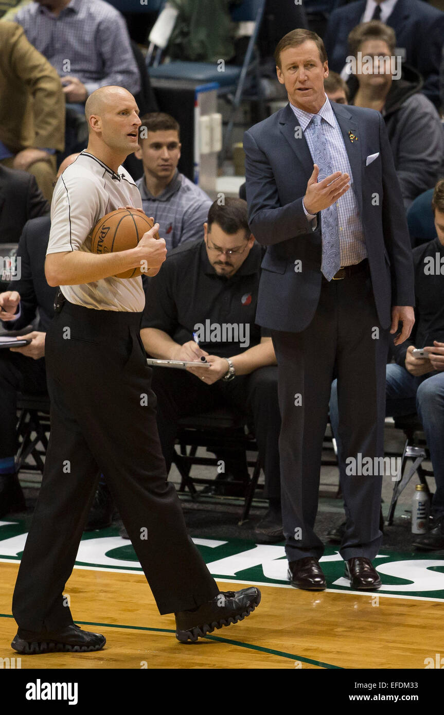 Portland trail blazers coach terry hi-res stock photography and images ...